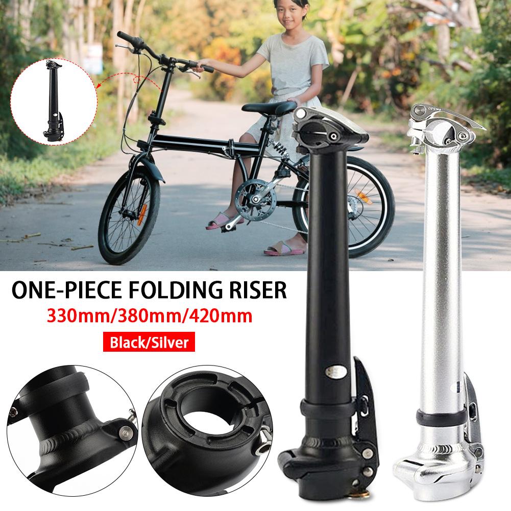 Buy Quick Release Folding Riser Bicycle Handle Standpipe Front Fork ...