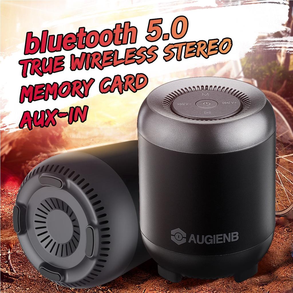 Buy AUGIENB AUG-Q33 TWS Wireless Bluetooth 5.0 MINI Speaker with HD ...