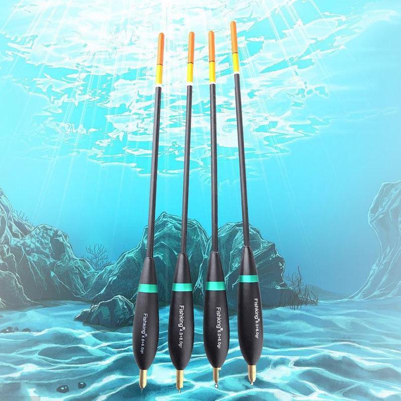 4Pcs Bottom Fishing Floats 24cm-26cm Length Hard Tail Plastic Fishing ...