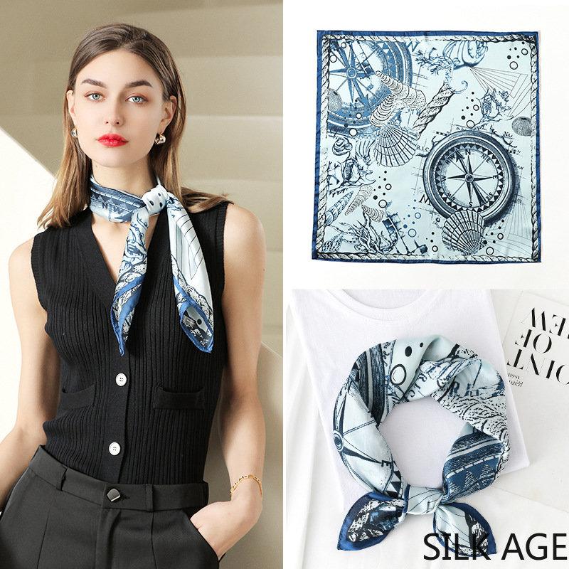 Satın alın Roulette Wheel Printed 70 Square Scarf Japanese and Korean ...