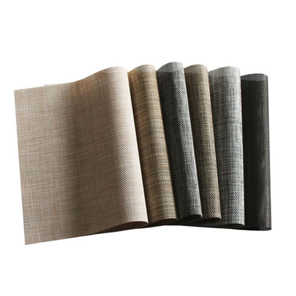 Buy Table Mat 4 Pieces Heat-Resistant Table Mats Anti-Slip And Wipes ...