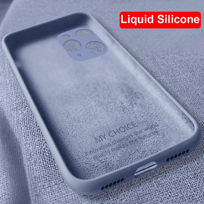 Candy Color Soft Liquid Silicone Case Ultra Slim Protective Shockproof ...