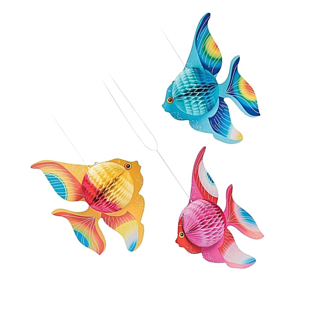 Buy 12pcs Colorful Tissue Paper Goldfish Foldable Tropical Fish ...