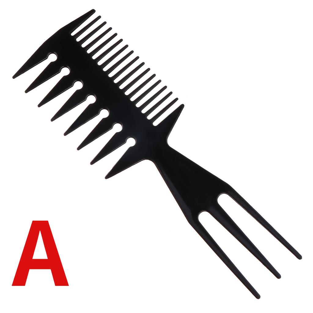 Buy Professional Double Side Tooth Combs Fish Bone Shape Hair Brush ...