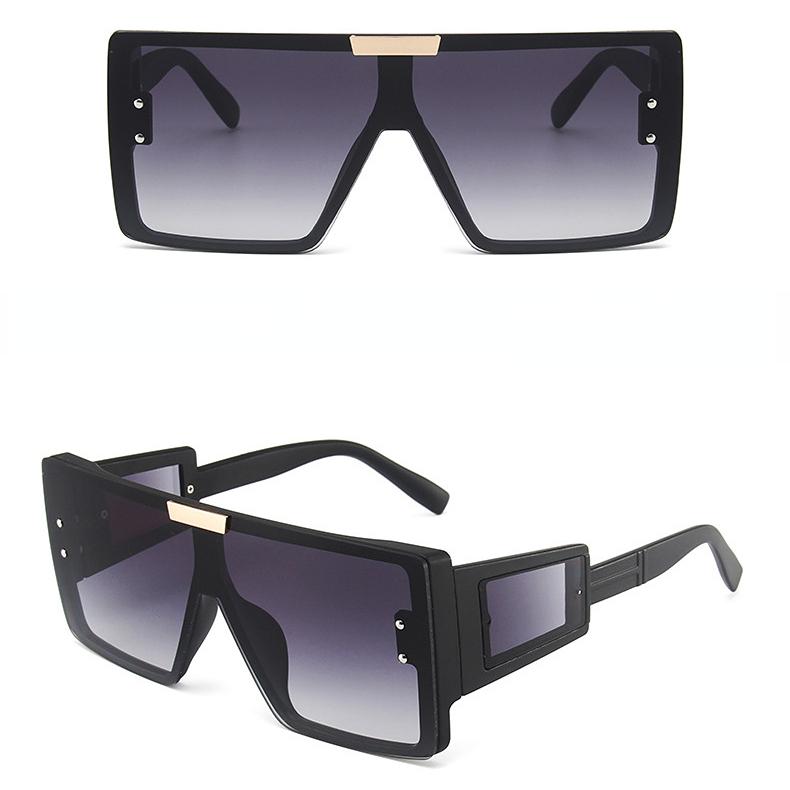 Buy Oversized Square Retro Sunglasses For Women Newest Designer Flat ...