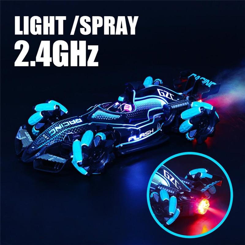 4WD RC Car Toy F1 Stunt Drift Racing Car Kit 2.4G Gesture Remote ...