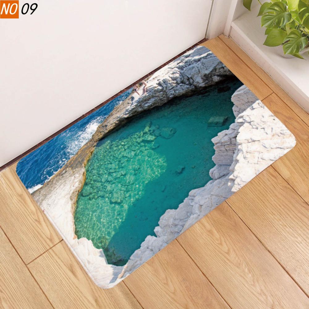 Buy 1PC 40x60cm Black Hole Printed Doormat Door Mat Entrance Rug Home ...