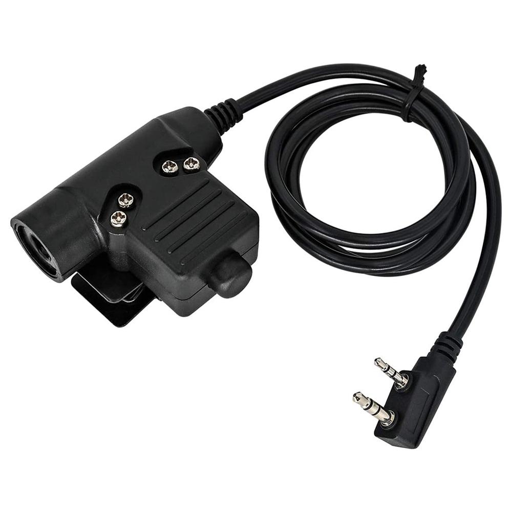 Buy U94 PTT System Adapter 2 Pin 7 0mm Plug Push To Talk for Walkie ...