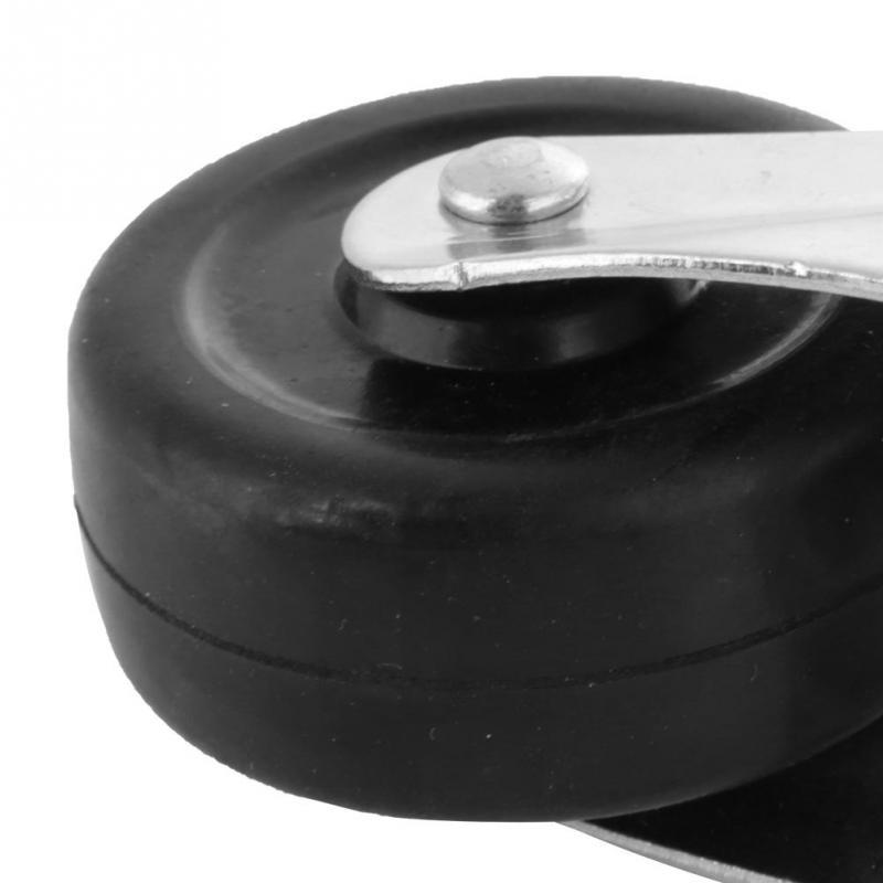 Buy 4Pcs 2 Inch Caster Rubber Threaded Stem Roller Wheel For Trolley ...