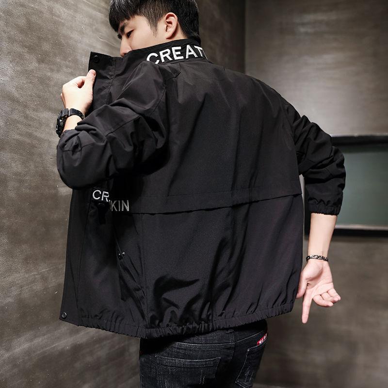 Spring and Summer Jacket Men's Jacket Men's Thin Student Sunscreen Top ...