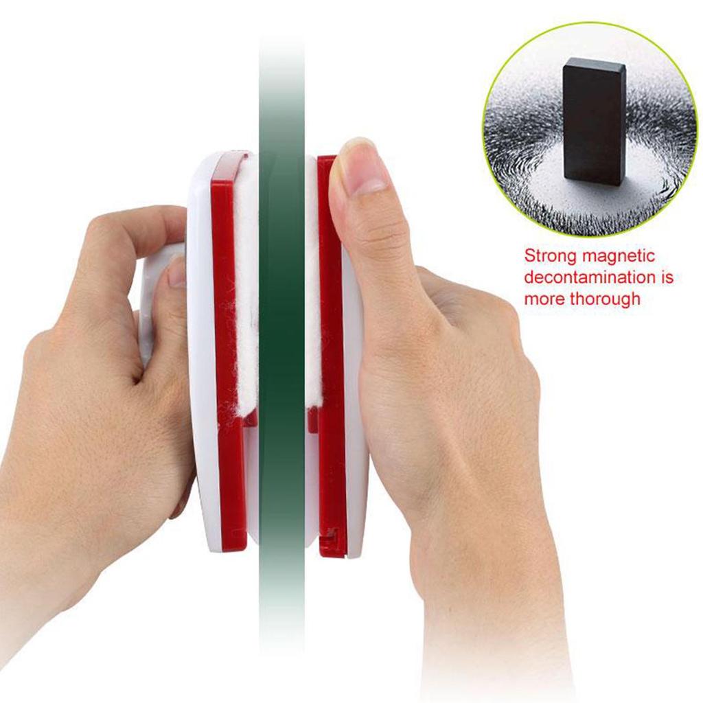 Cheap Double Sided Magnetic Window Indoor Outside Glass Cleaner Brush ...