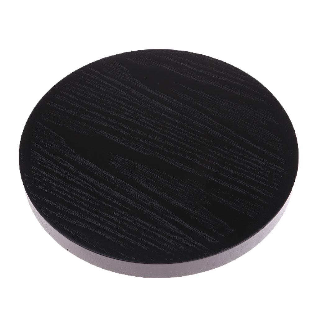 💰Cumpără Round Wood Tray Model Display Base Sand Table Scenery Platform ...