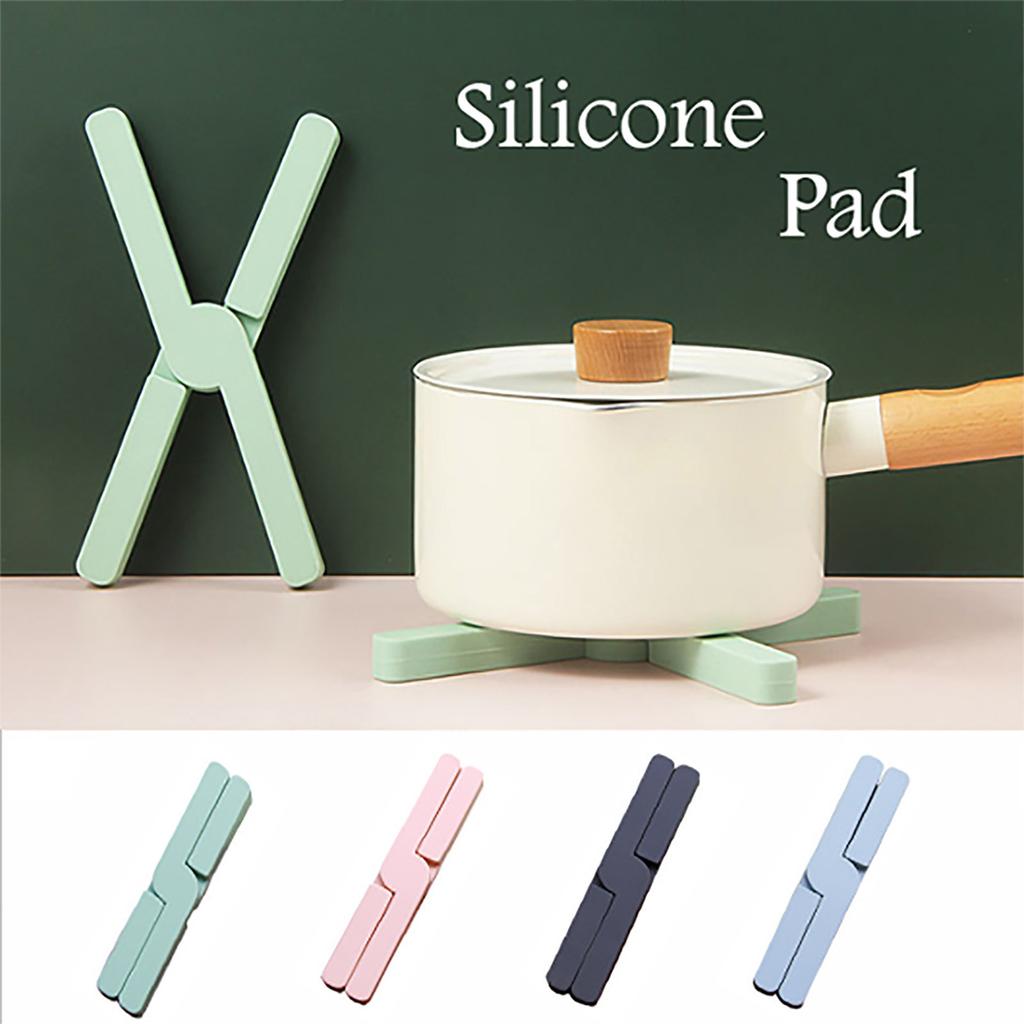 Kitchen Non-slip Dinner Plate Pot Thick Silicone Shrinkable Silicone ...