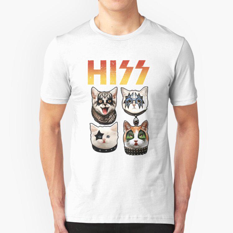 Buy Hizz Cat Animals Cute Love Funny My Pet Cat T Shirt Summer Men ...