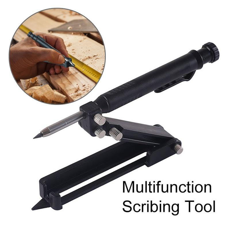 Buy 4 In 1 Scribing Tool Woodworking Tools Plastic Adjustable Profile ...
