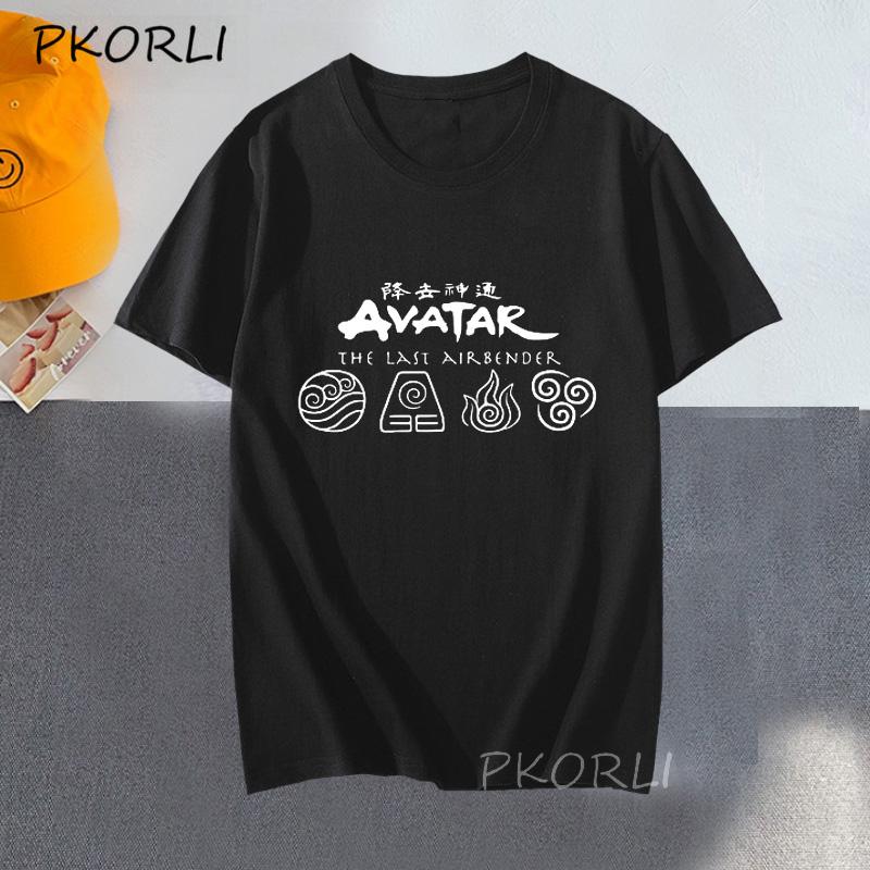 Buy Avatar The Last Airbender Men's T-shirt Summer Anime ATLA T Shirt ...
