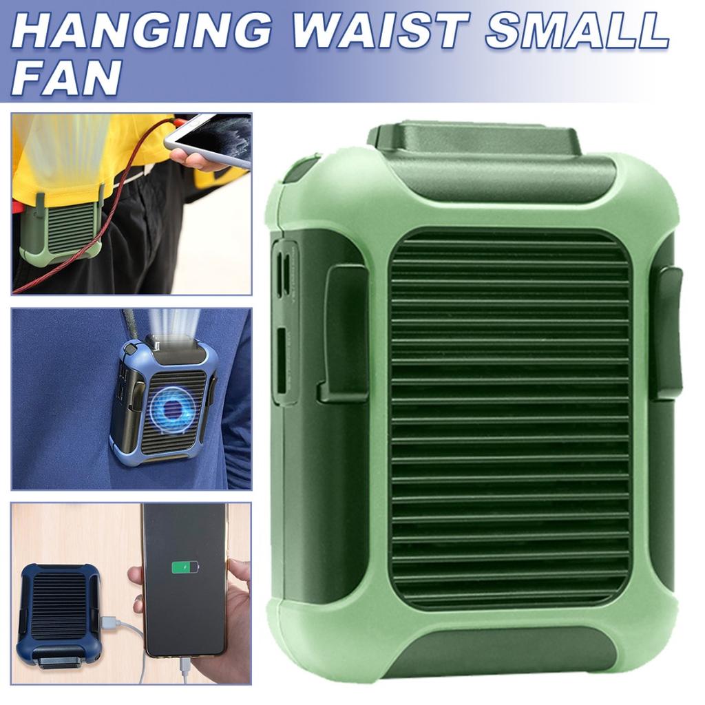 Buy PDTO Portable Waist Clip on Fan Hanging Cooling Fan USB ...