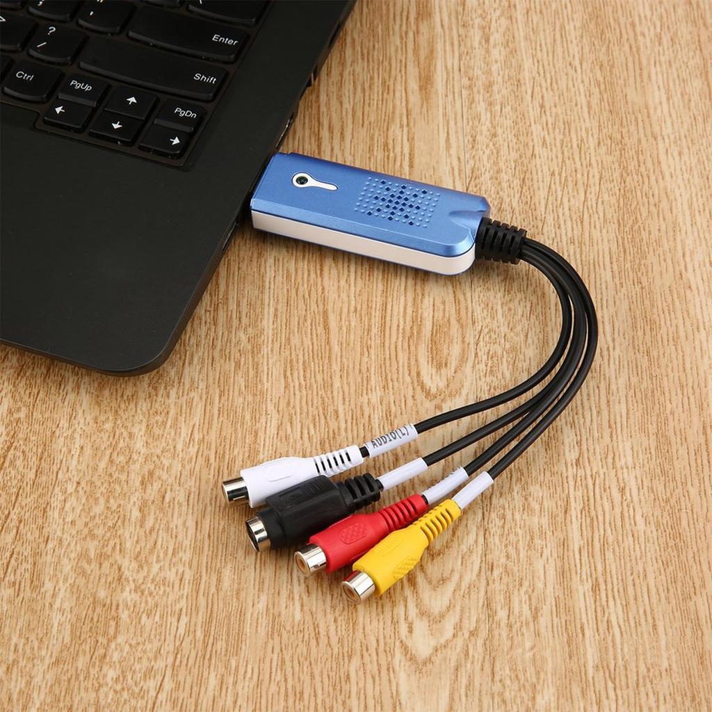 Buy Portable USB 2.0 Video & Audio Capture Card Adapter Composite RCA ...
