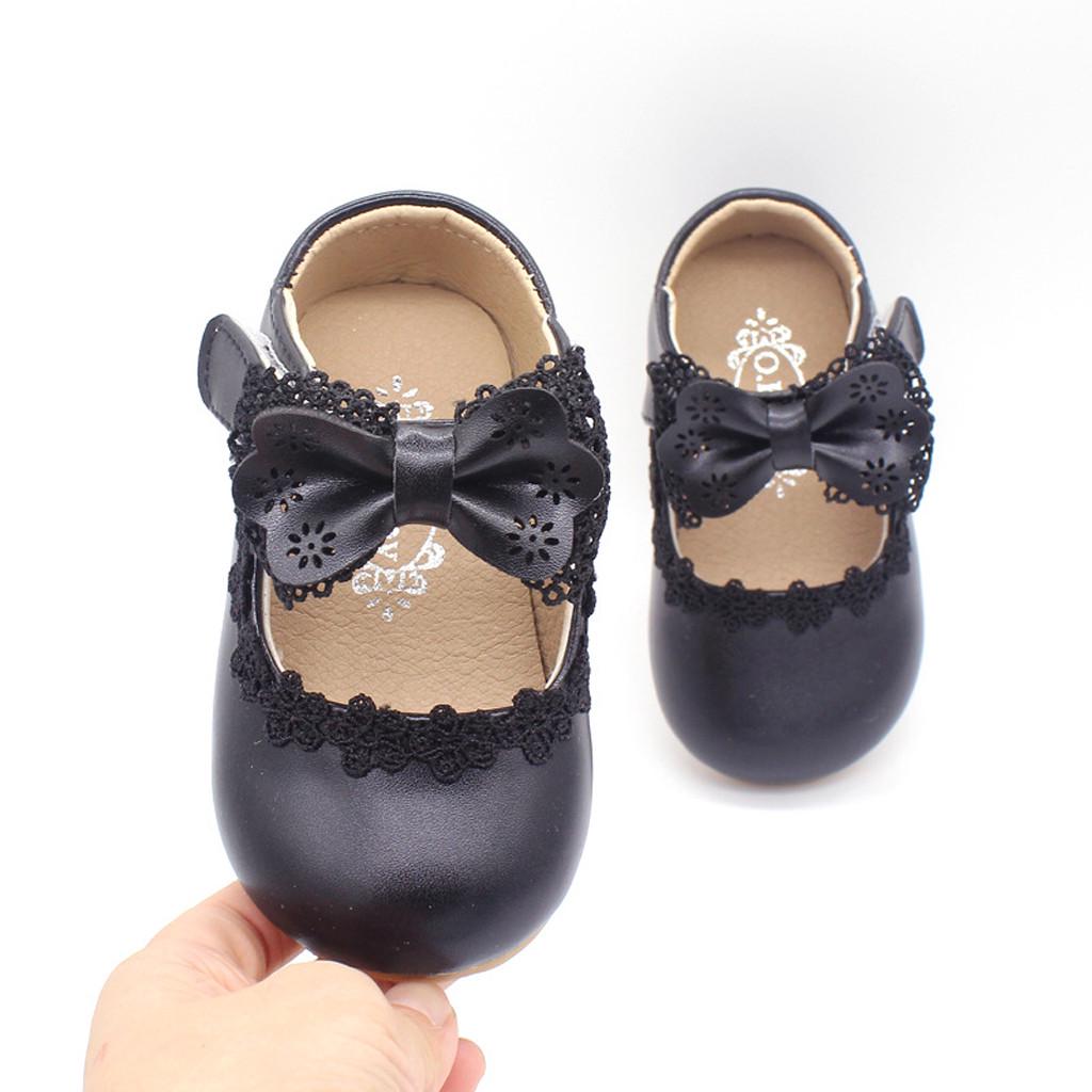 LONSANT Toddler Infant Kids Baby Girls BowKnot Single Princess Shoes Sandals uygun fiyatlı satın ...