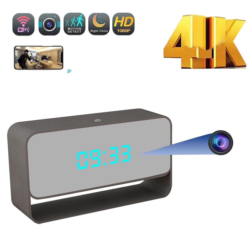 Mini Clock Camera HD WIFI IR Night Vision View Alarm DVR Camcorder Home ...