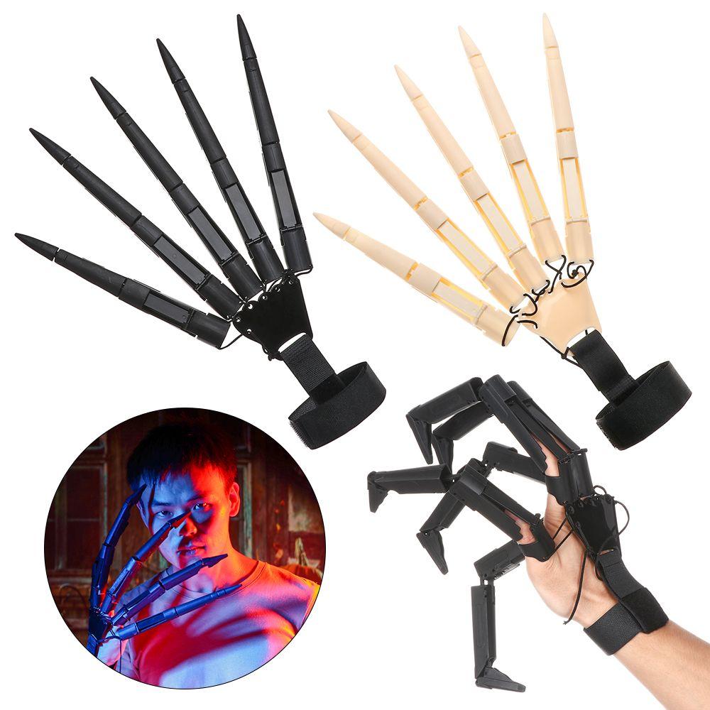 Buy Horror Ghost Claw Halloween Finger Gloves Articulated Fingers ...