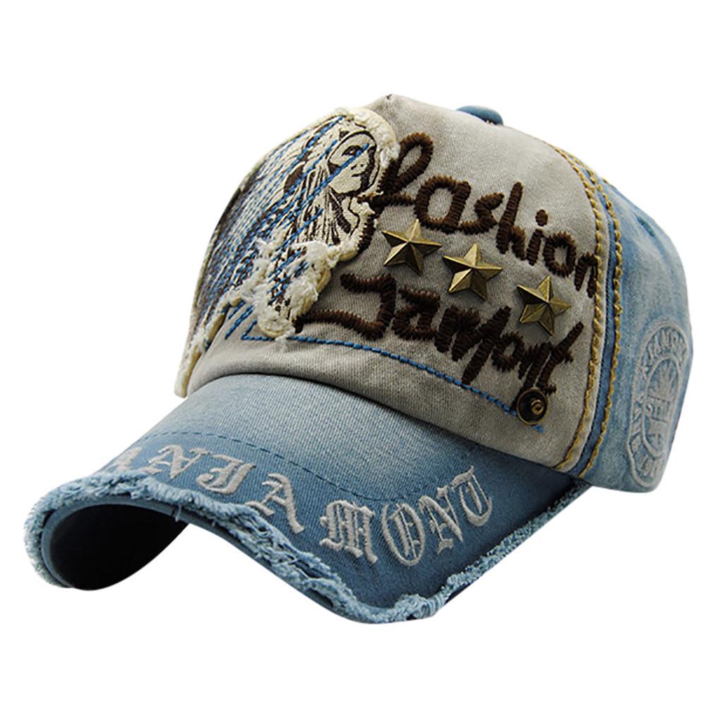 Buy Embroidered Summer Rivet Cap Hats For Men Women Casual Hat Hip Hop ...