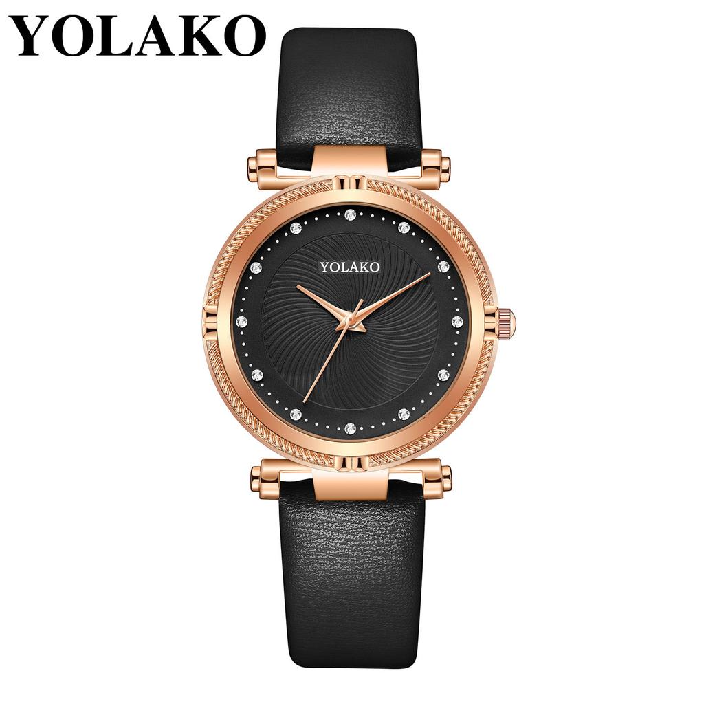 Buy Digital Watch# YOLAKO Ladies Casual Fashion Quartz Watch Leather ...