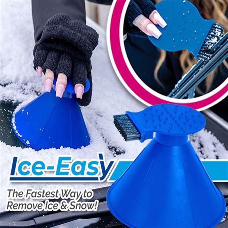 Buy Ice-Easy Scraper Remove Ice With Brush Snow Scraping Artifact ...