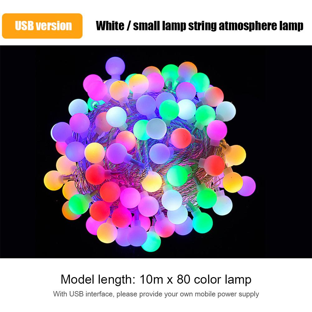 Buy 10m Outdoor Camping LED Light String USB Charging Hanging ...