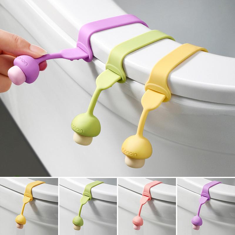 1PC Adjustable Avoid Touching TPR Toilet Lid Handle Non-slip Toilet Lid ...