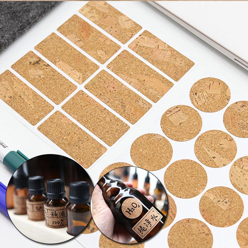 Buy 1Set Bottle Tags Packaging Sealing Wooden Labels Party Decorative ...