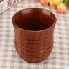Buy Classical Natural Cylindrical Shape Wood Thread Water Teacup Gift ...