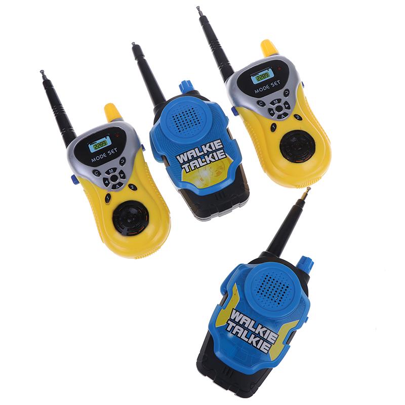 Buy 2Pcs Mini Walkie Talkie Kids Radio Station Portable Radio ...