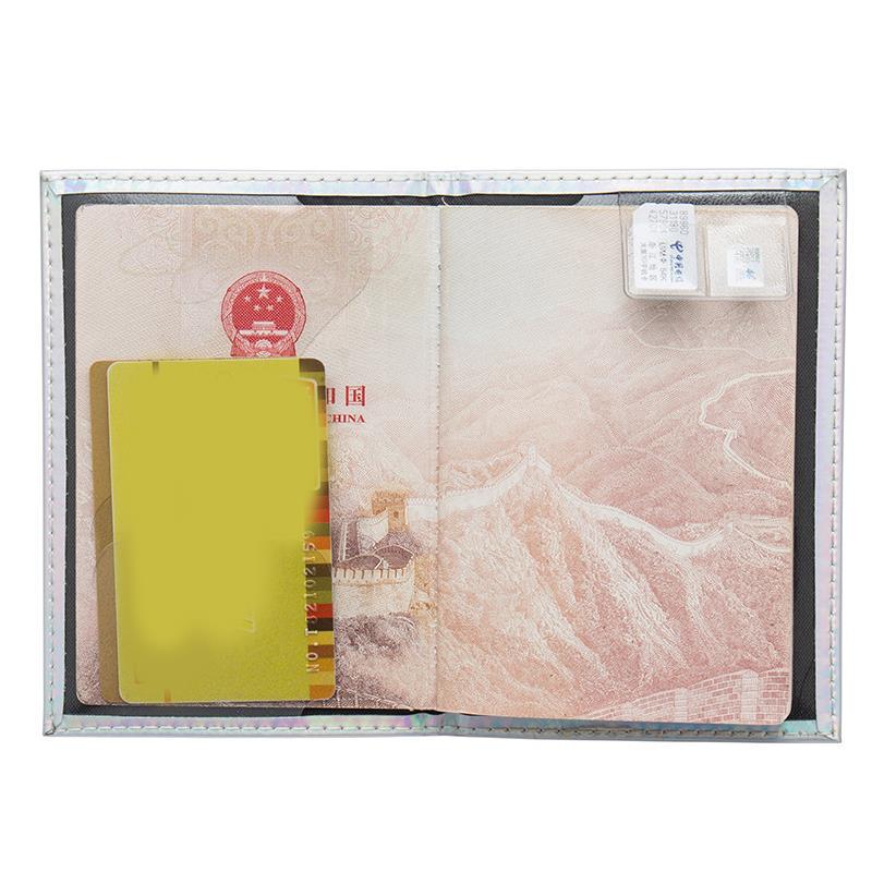 Buy Unisex Passport Clip Laser Mirror Ticket Holder Someone Travel ...