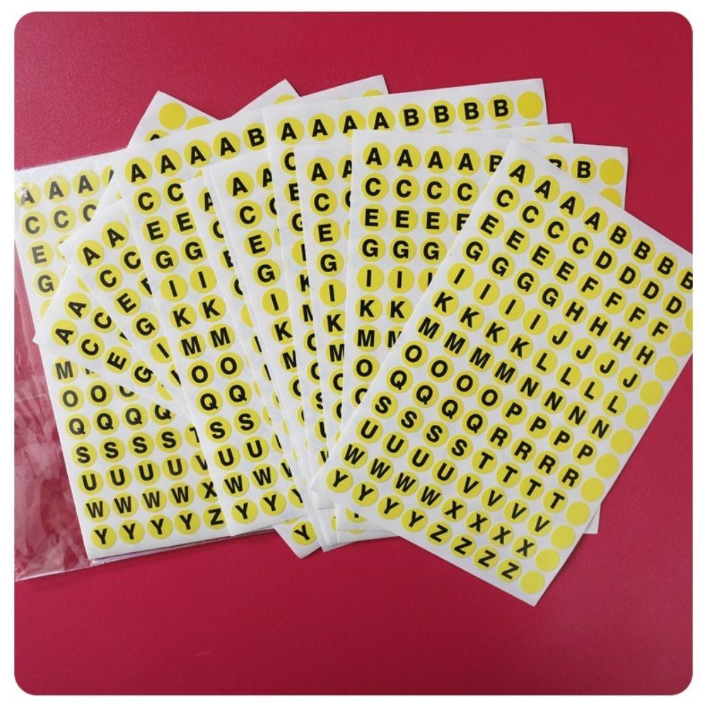 Buy 1170PCS Self Adhesive Alphabet Set Stickers 0.39 Inches Letter ...