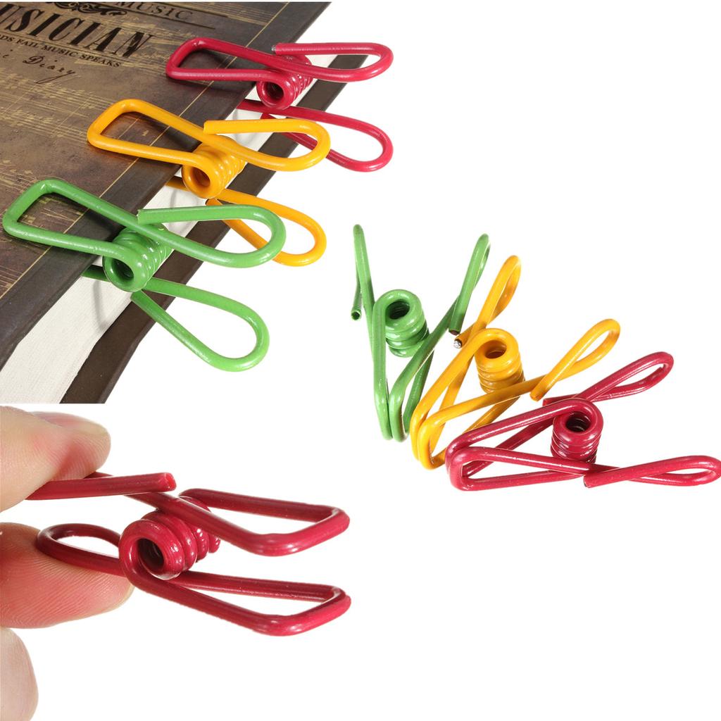 Metal Clothes Drying Pegs Clothespins Paper Photos Hanging Clips ...