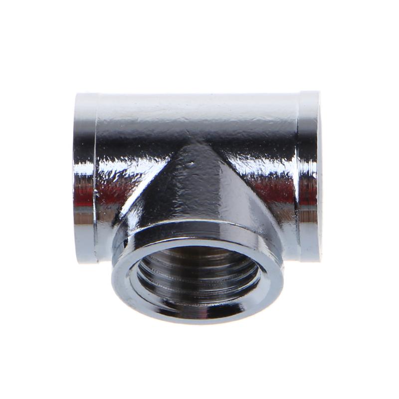 Buy T Shape Tee Splitter 3 Way Connector G1/4 Thread Computer Water ...