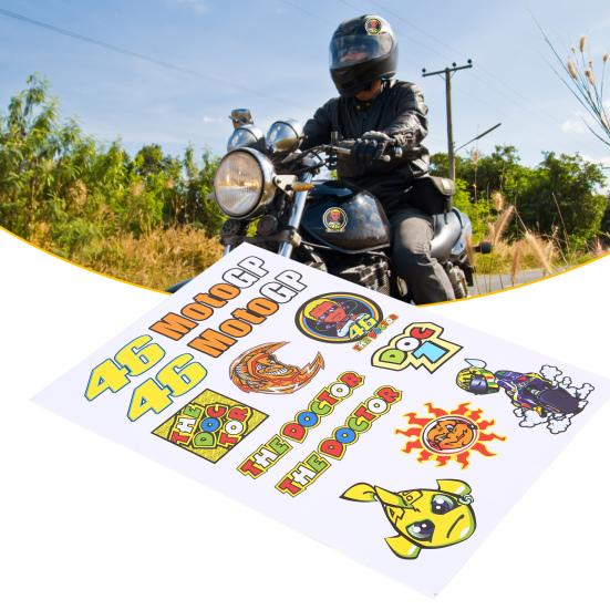 Buy 10Pcs LB-WS-561 Motorbike Decal Novelty Self-Adhesive Various ...