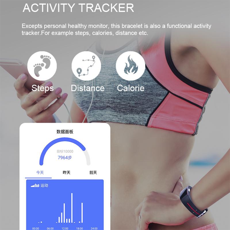 Smart Band P3 Watch Bracelet IP67 Waterproof Wristband Fitness Tracker ...