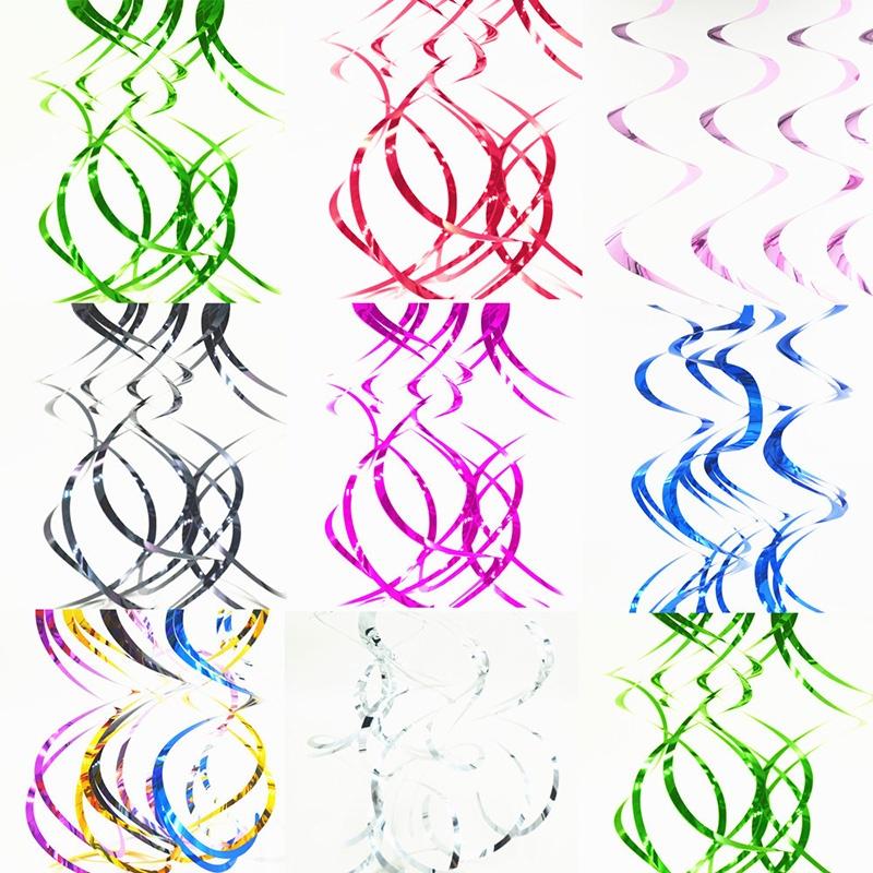 Buy 5Pcs/lot Spiral Ornaments Party Scene Layout Wedding Decor Garland ...