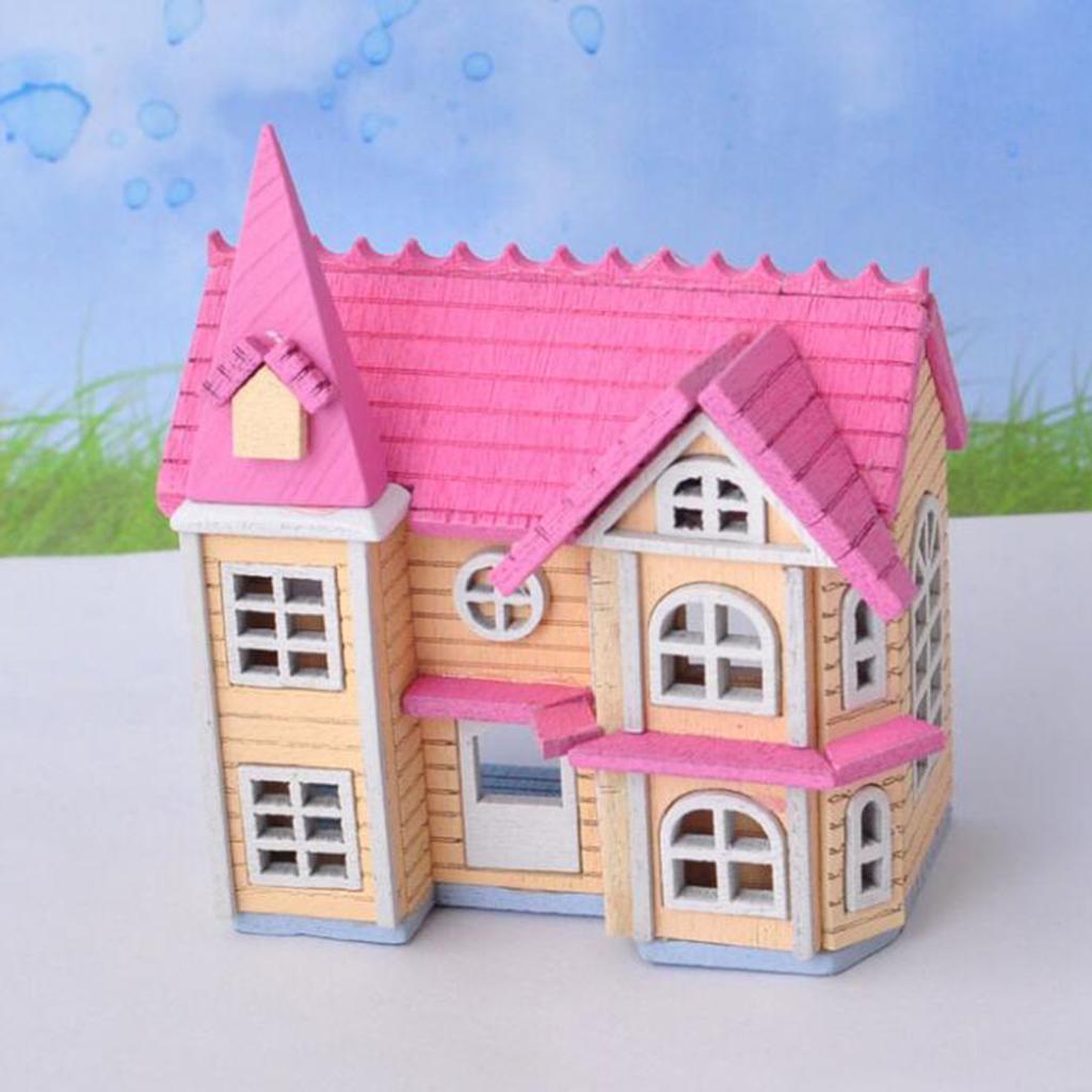 Cheap Dollhouse Miniature DIY Doll House Kits Attic Assembly Xmas Gifts ...