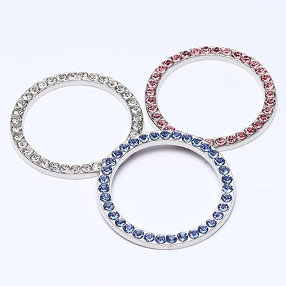 Buy Exquisite Car One Button Start Ring Imitation Diamond Decoration ...