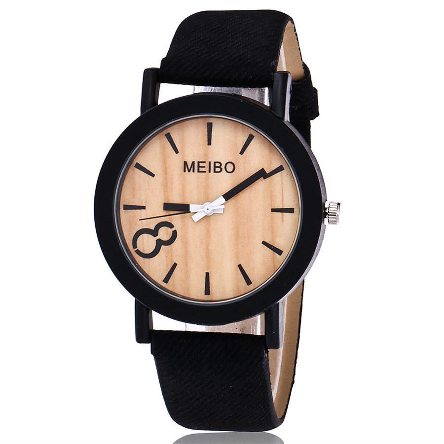 Buy SkyTower MEIBO Modeling Wooden Quartz Mens Watch Casual Wooden ...
