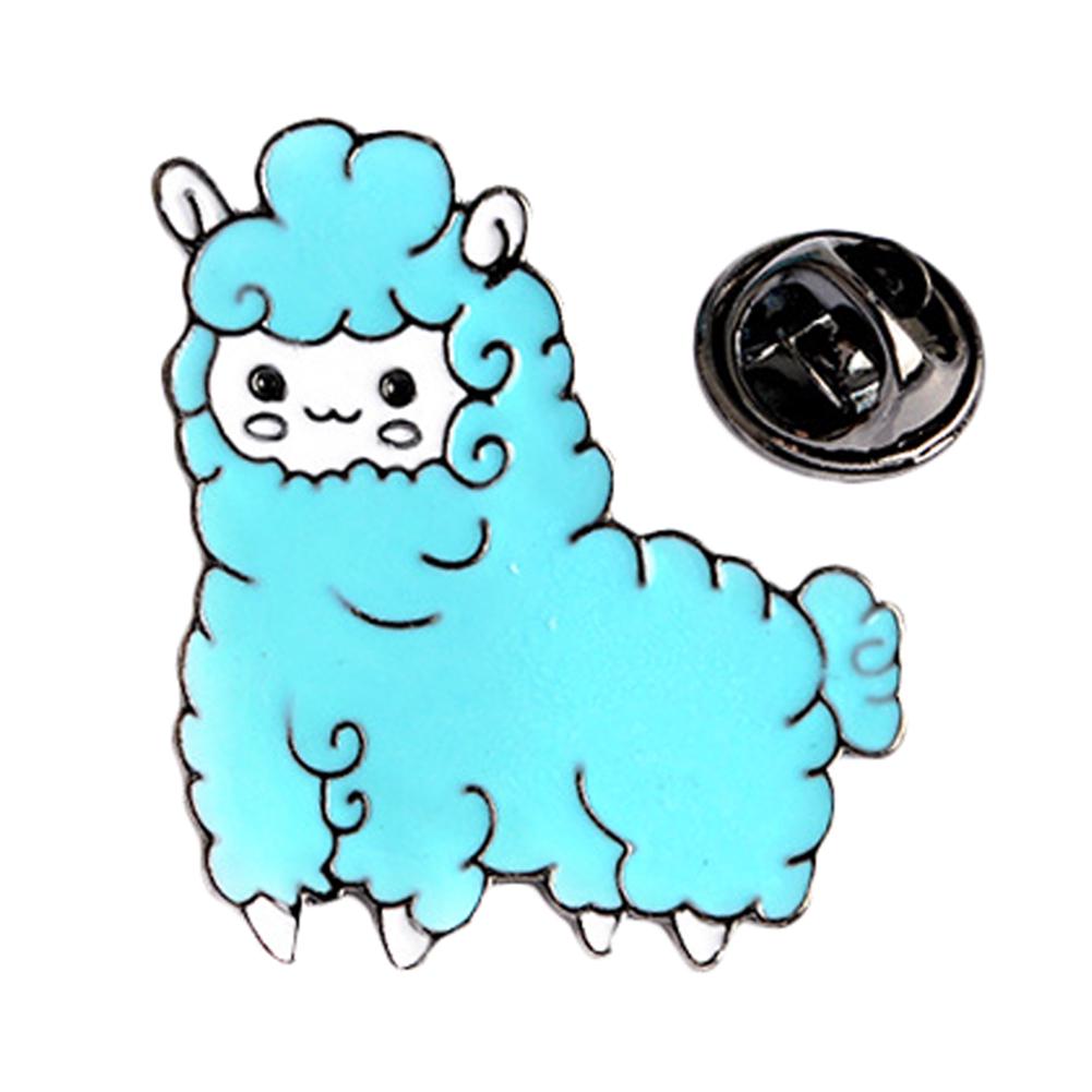 Buy Cartoon Animal Sheep Enamel Pins Icons Collar Brooches Lapel Pin ...