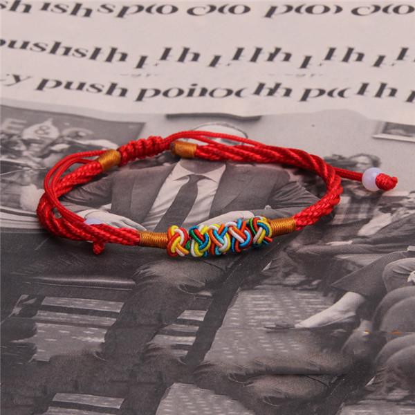 Buy Fashion Lychee Red Rope String Bracelet Oriental Lucky Thread ...