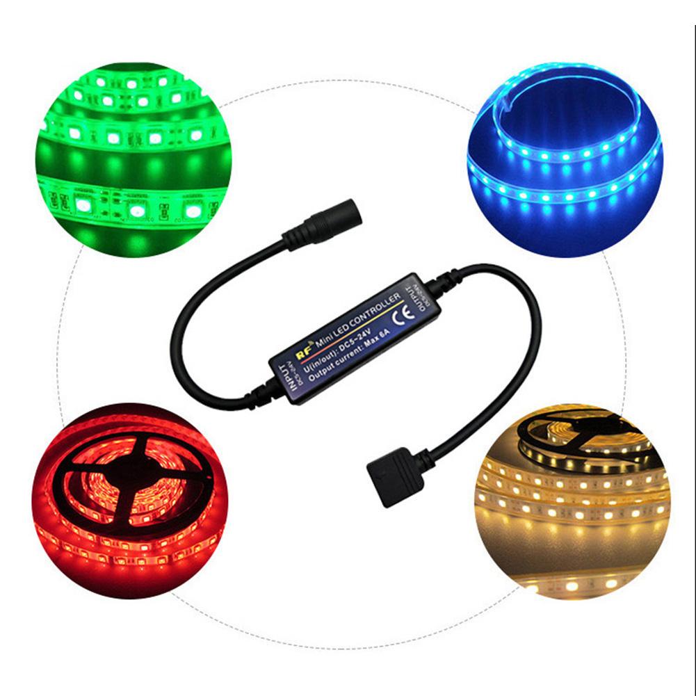 Buy 17 Keys Wireless RF Mini Color Temperature Controller LED Remote ...