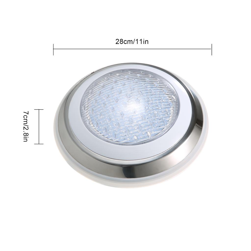 Buy AC12V 18W LED RGB Swimming Pool Lights 7 Color Changing Underwater Lamp IP68 Waterproof Pool ...