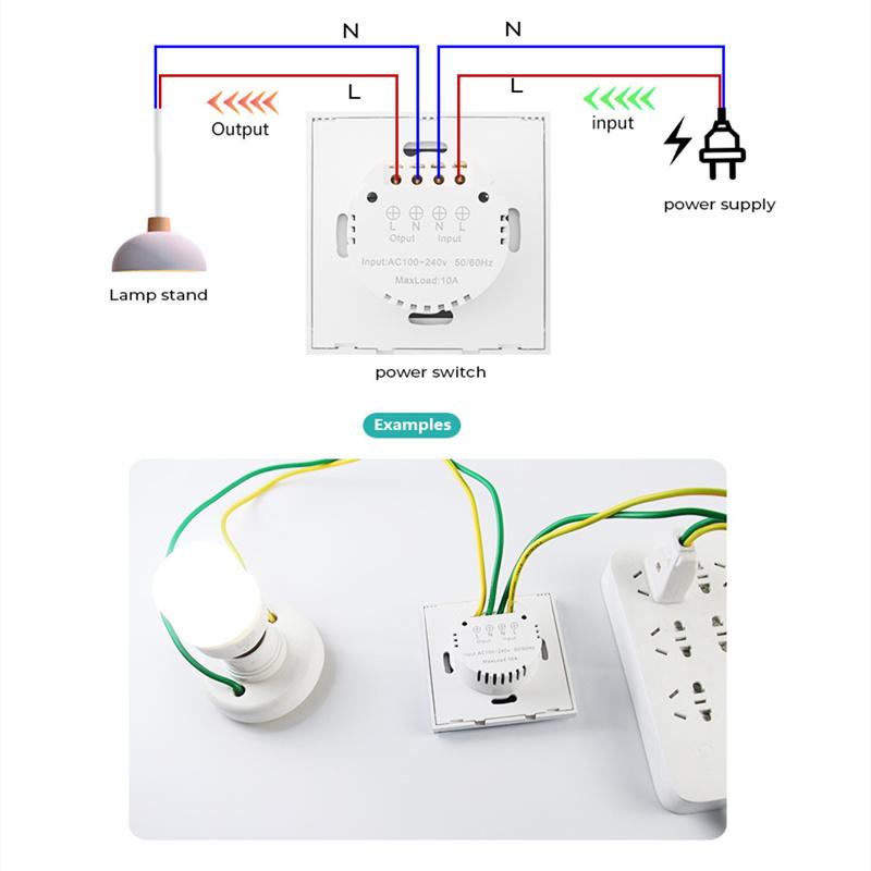 Cheap 220V 10A Contactless Infrared Sensor Smart Light Switch Glass ...