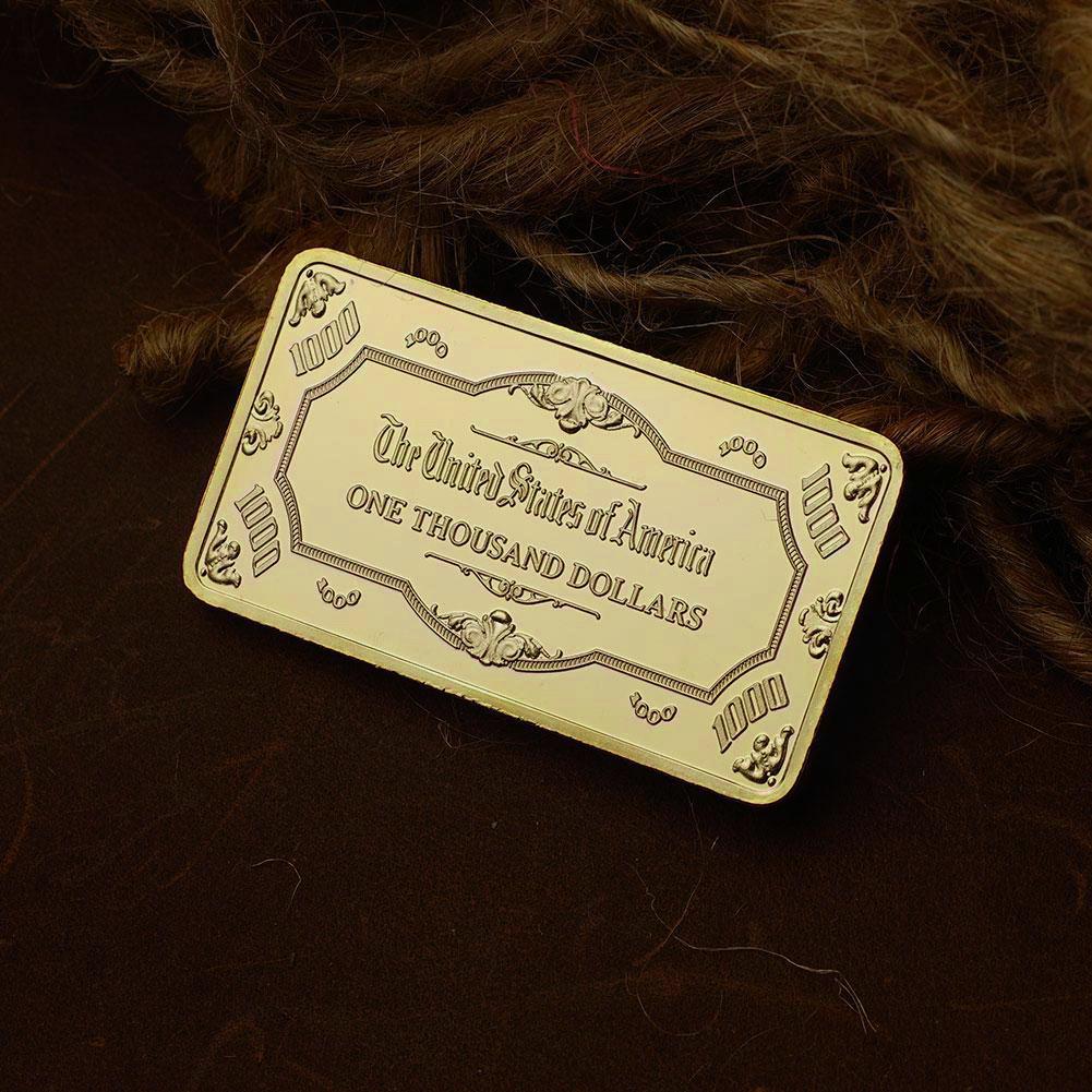 Buy US$22nd and 24th President Grover Cleveland's $1,000 Gold-plated ...