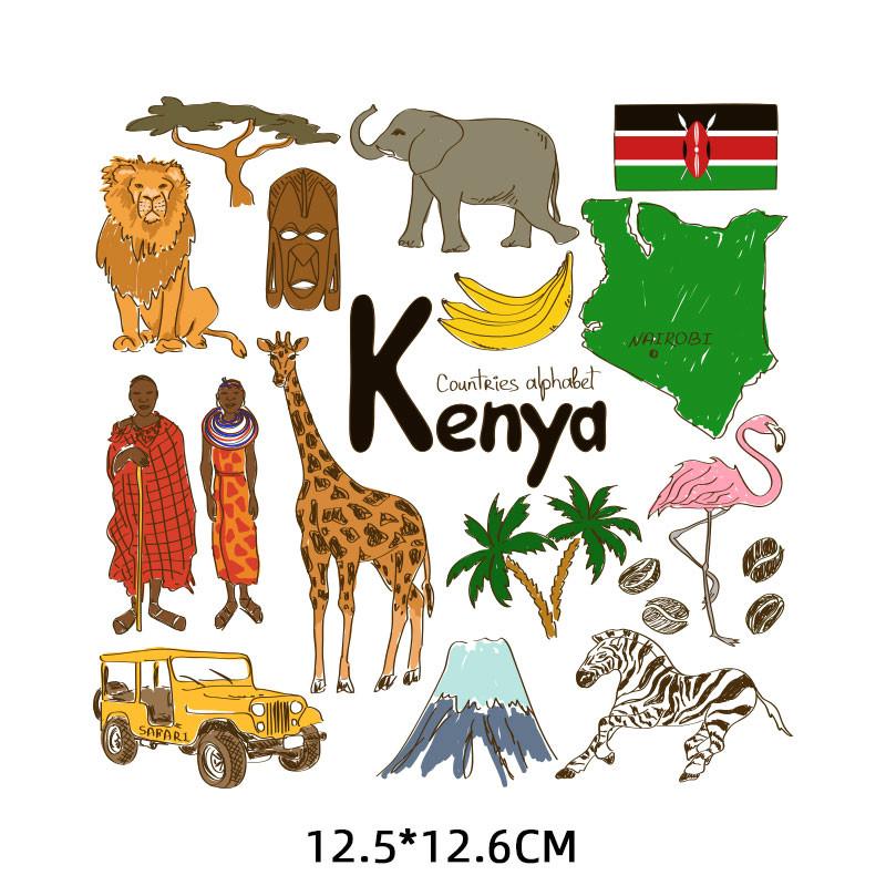 National Culture Hot Printing Transfer Sticker Decorative Sticker ...